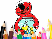Coloring Book: Elmo New Friend - OutPostBravo