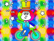 Coloring Book: Monkey Rides Unicycle - OutPostBravo